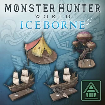 Mhw:I Room Decor: Mini Model Set (English/Chinese/Korean/Japanese Ver ...